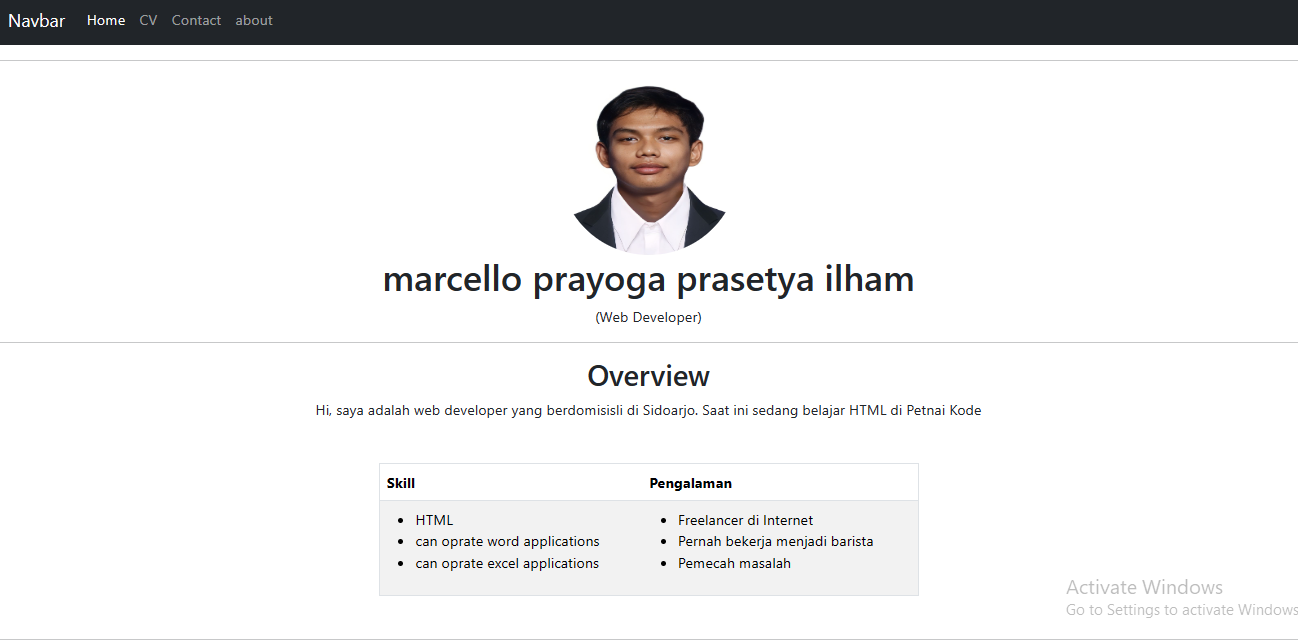 Responsive Personal Portifolio Website Design | Marcello